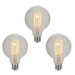 3-Pack Star Trading G95 Globelamp E27 1800K Dimbaar