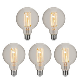 5-Pack Star Trading G95 Globelamp E27 1800K Dimbaar