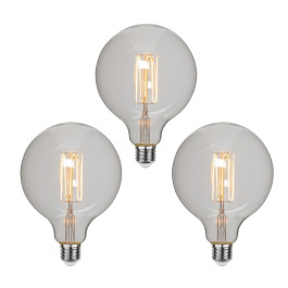 3-Pack Star Trading G125 Globelamp E27 1800K Dimbaar