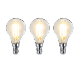 3-Pack Star Trading E14 LED Bol 2,5W Dimbaar 2700K