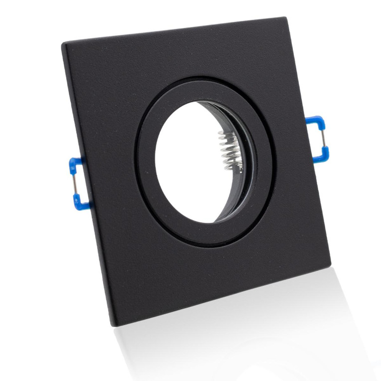 Vierkant GU10 armatuur - Zwart - diameter 90MM - 3531 | PretMetLed.nl
